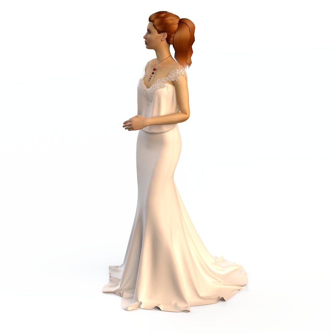 3d Model Hani-tabib Wedding Dresses