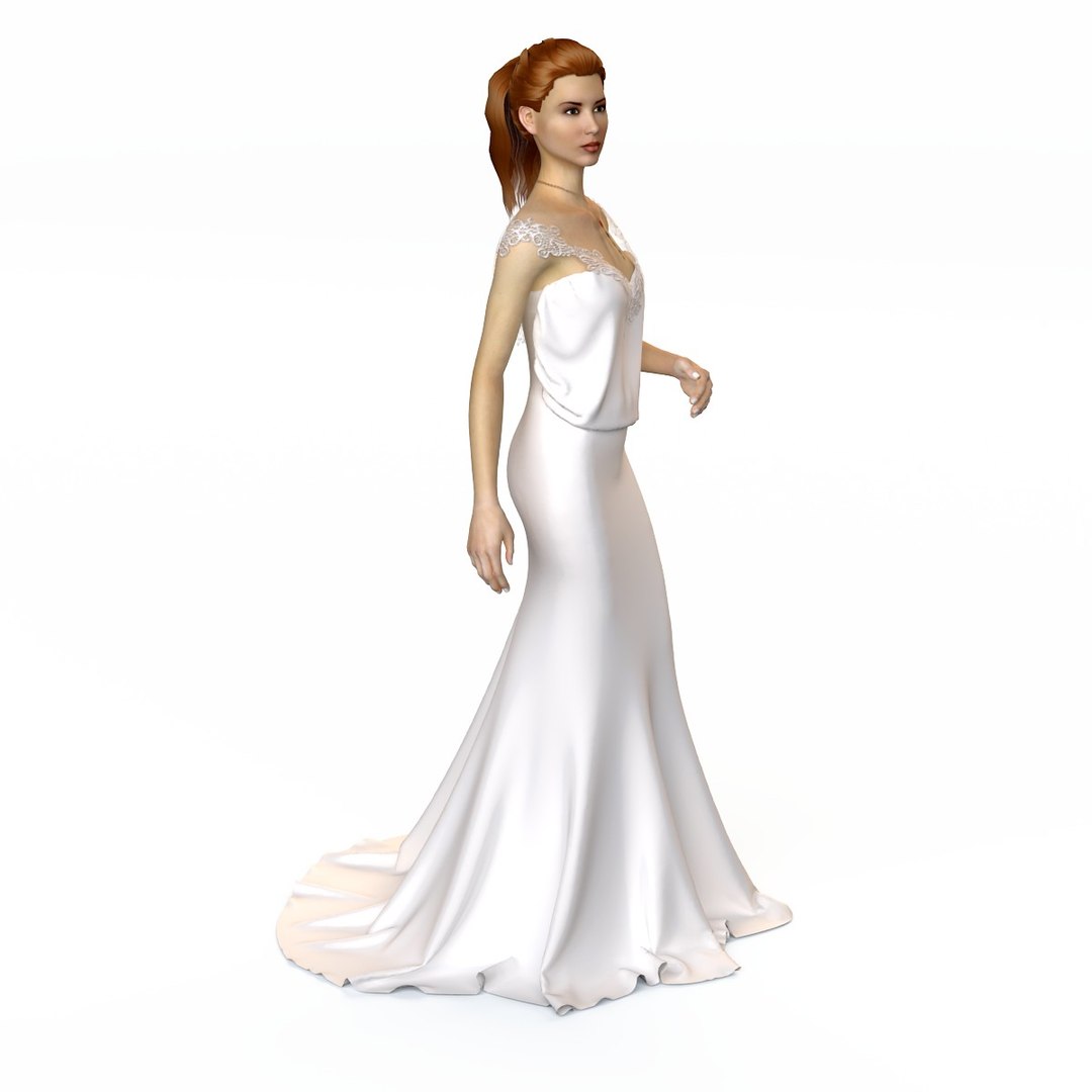 3d Model Hani-tabib Wedding Dresses