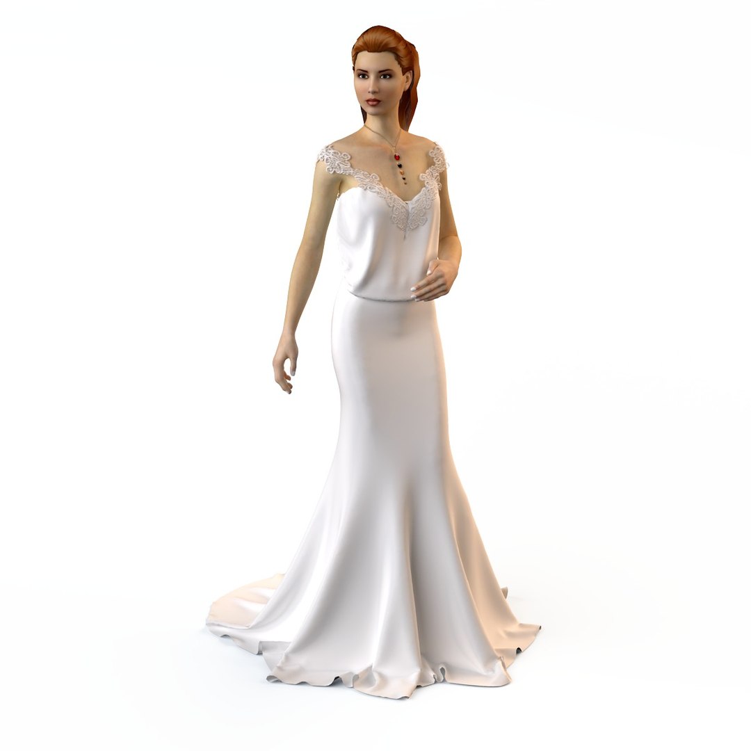 3d Model Hani-tabib Wedding Dresses