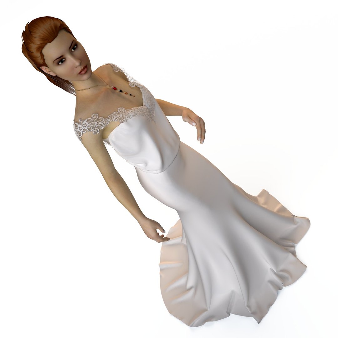 3d Model Hani-tabib Wedding Dresses