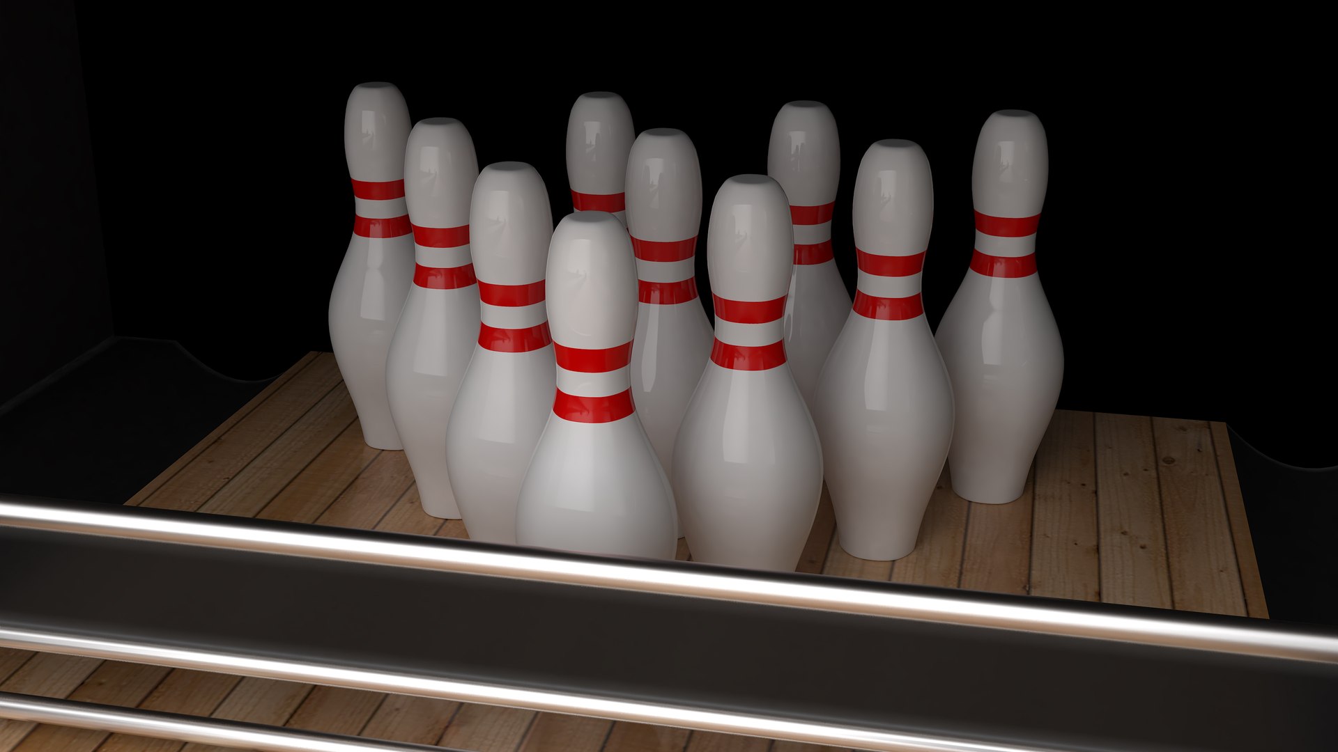 Bowling Lane Model - TurboSquid 2257800