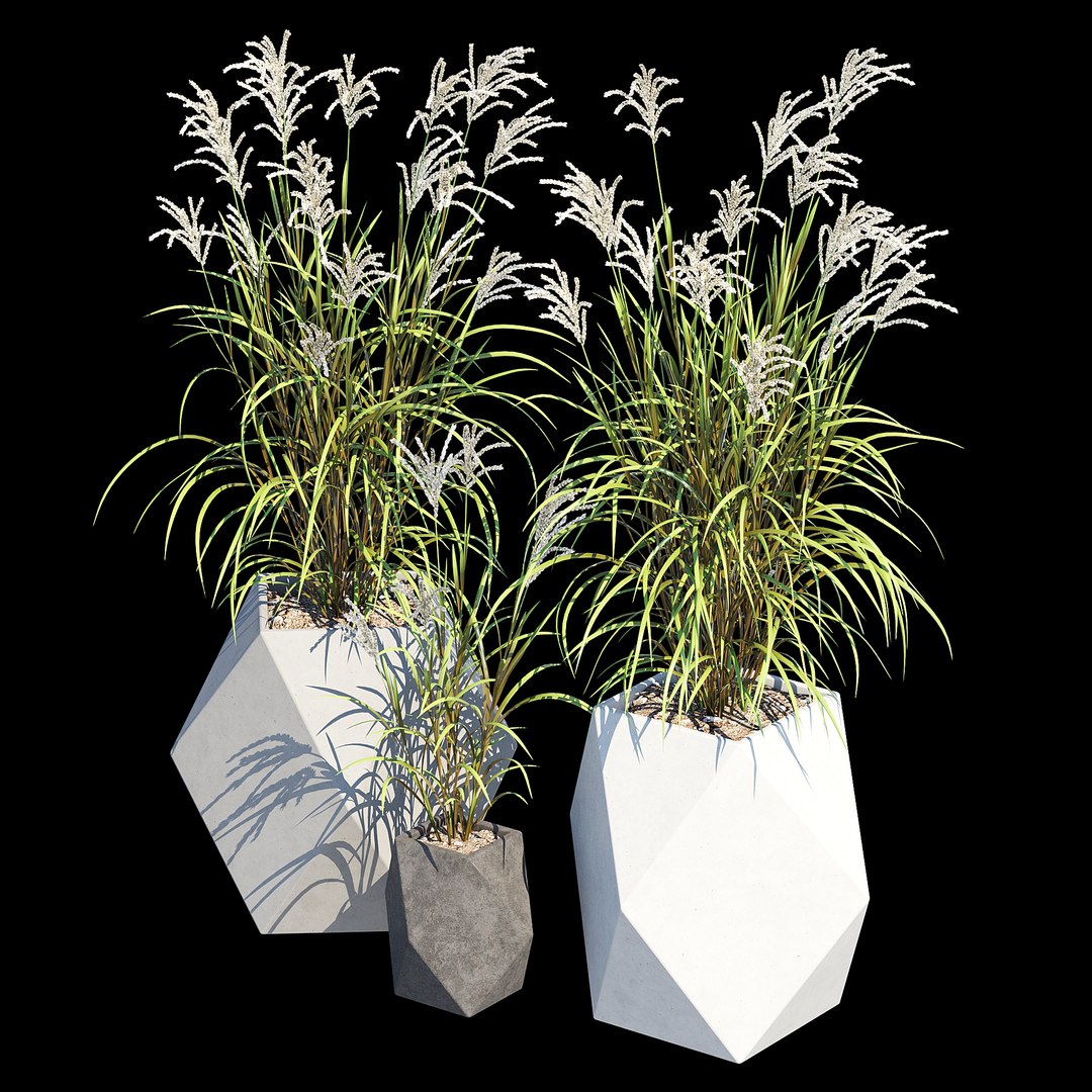 Faceted Modern Fiberstone 3D Model - TurboSquid 2030769