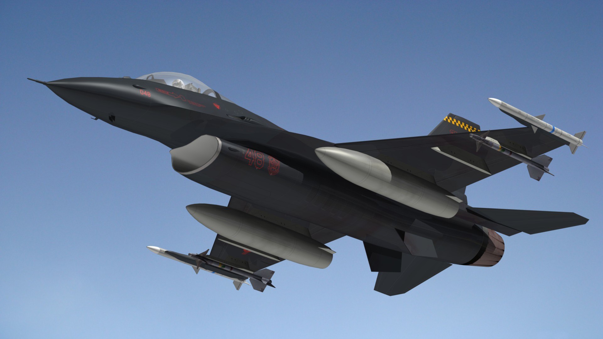 F16 64th Aggressor Squadron 3D model - TurboSquid 1743397