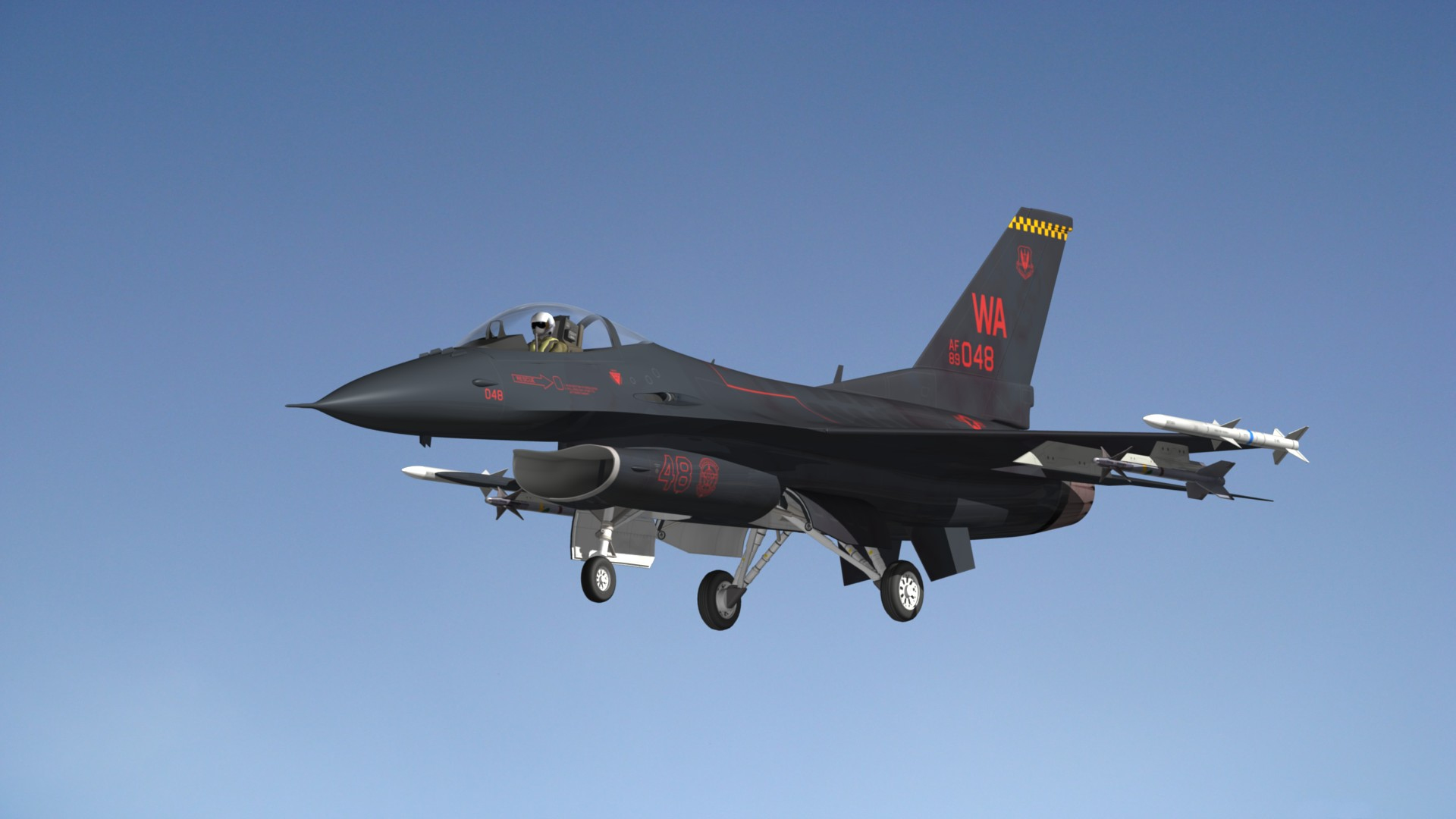 F16 64th Aggressor Squadron 3D model - TurboSquid 1743397