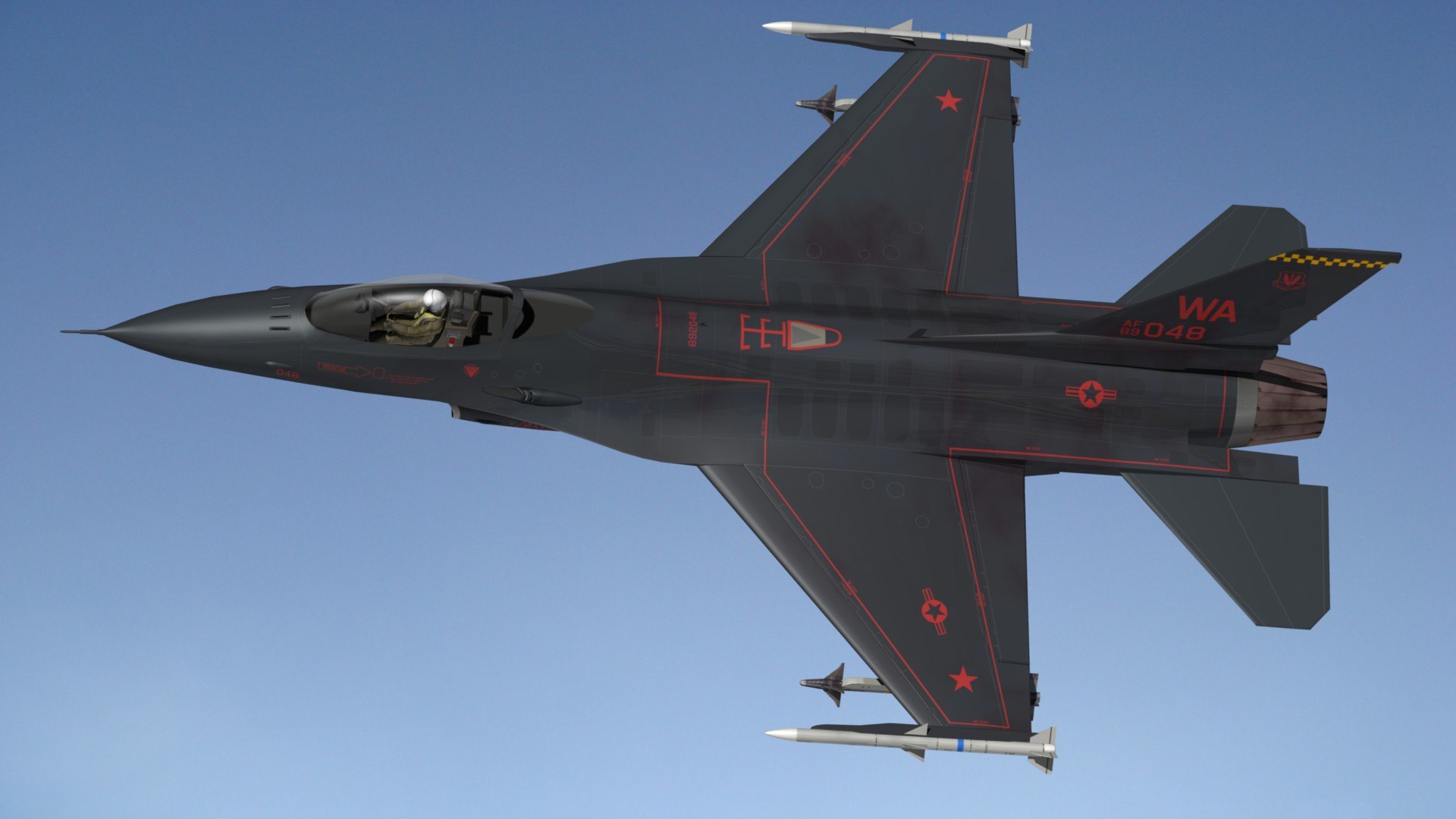 F16 64th Aggressor Squadron 3D model - TurboSquid 1743397