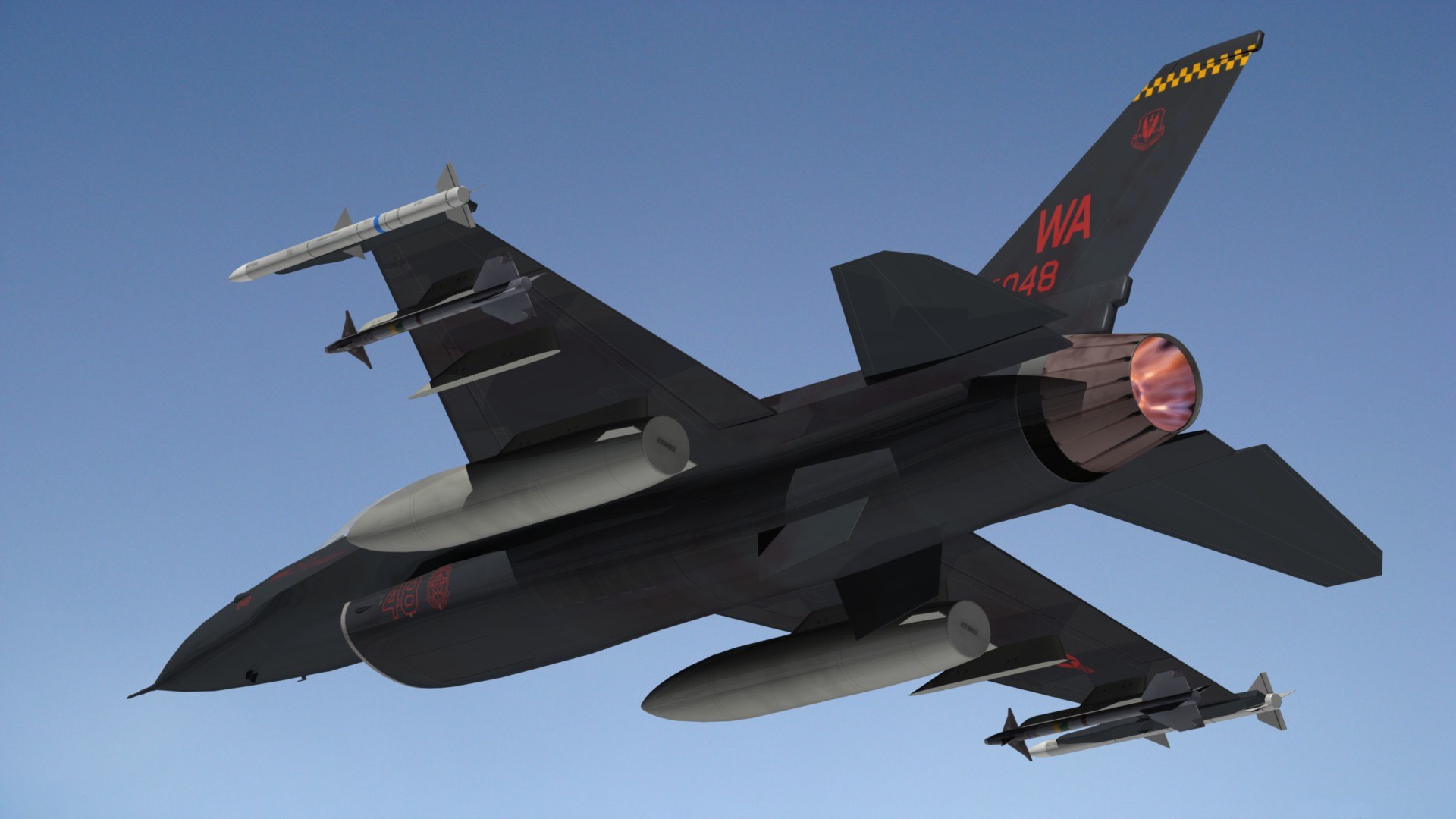 F16 64th Aggressor Squadron 3D model - TurboSquid 1743397