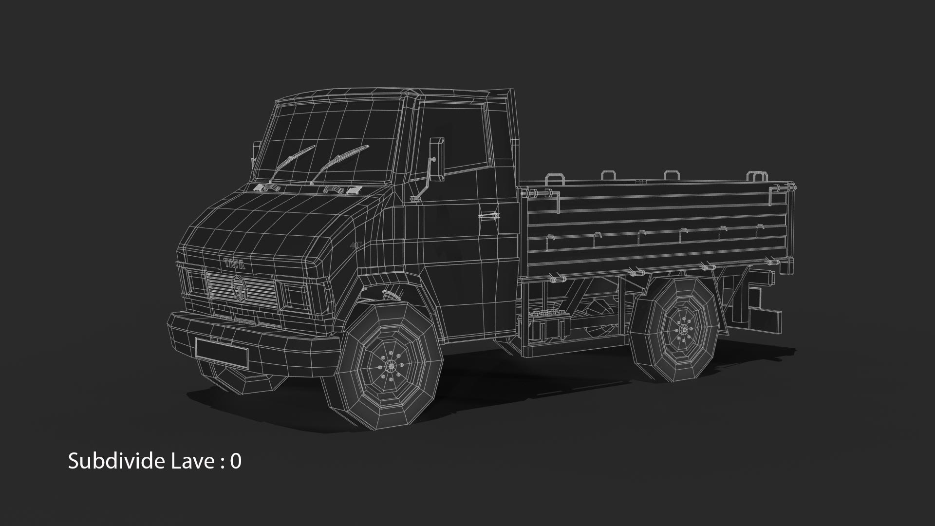 Truck 407 3D Model - TurboSquid 1308215