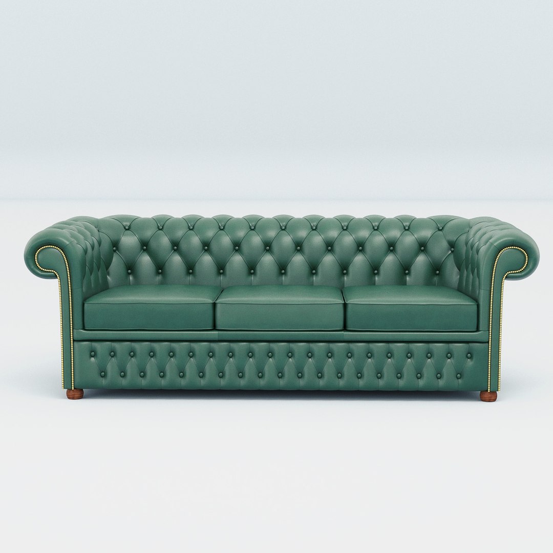 3D Chesterfield Set Model - TurboSquid 1429735