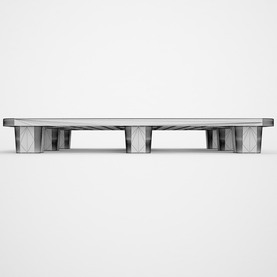 plastic pallet 3d model