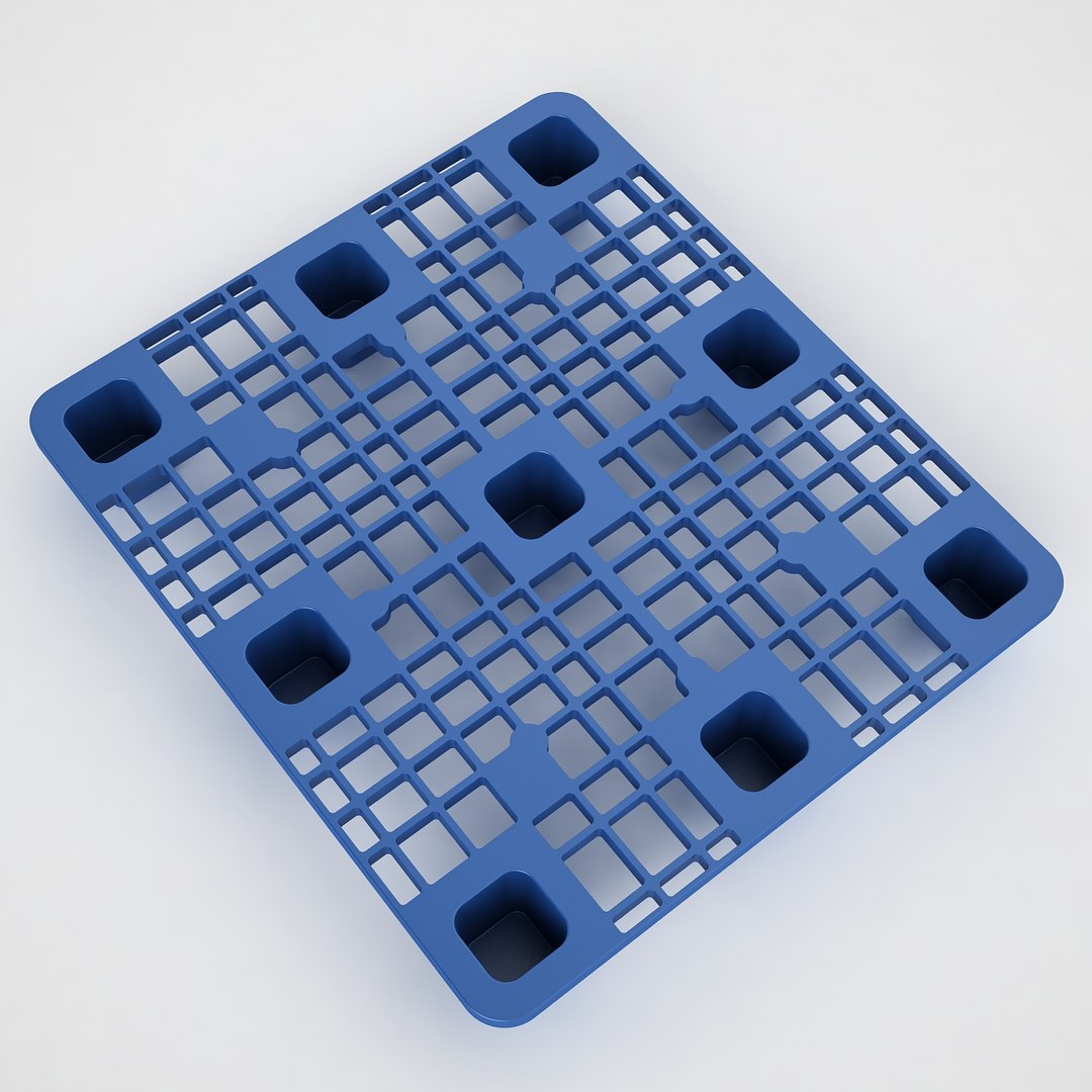 plastic pallet 3d model