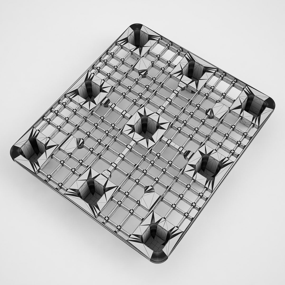 plastic pallet 3d model