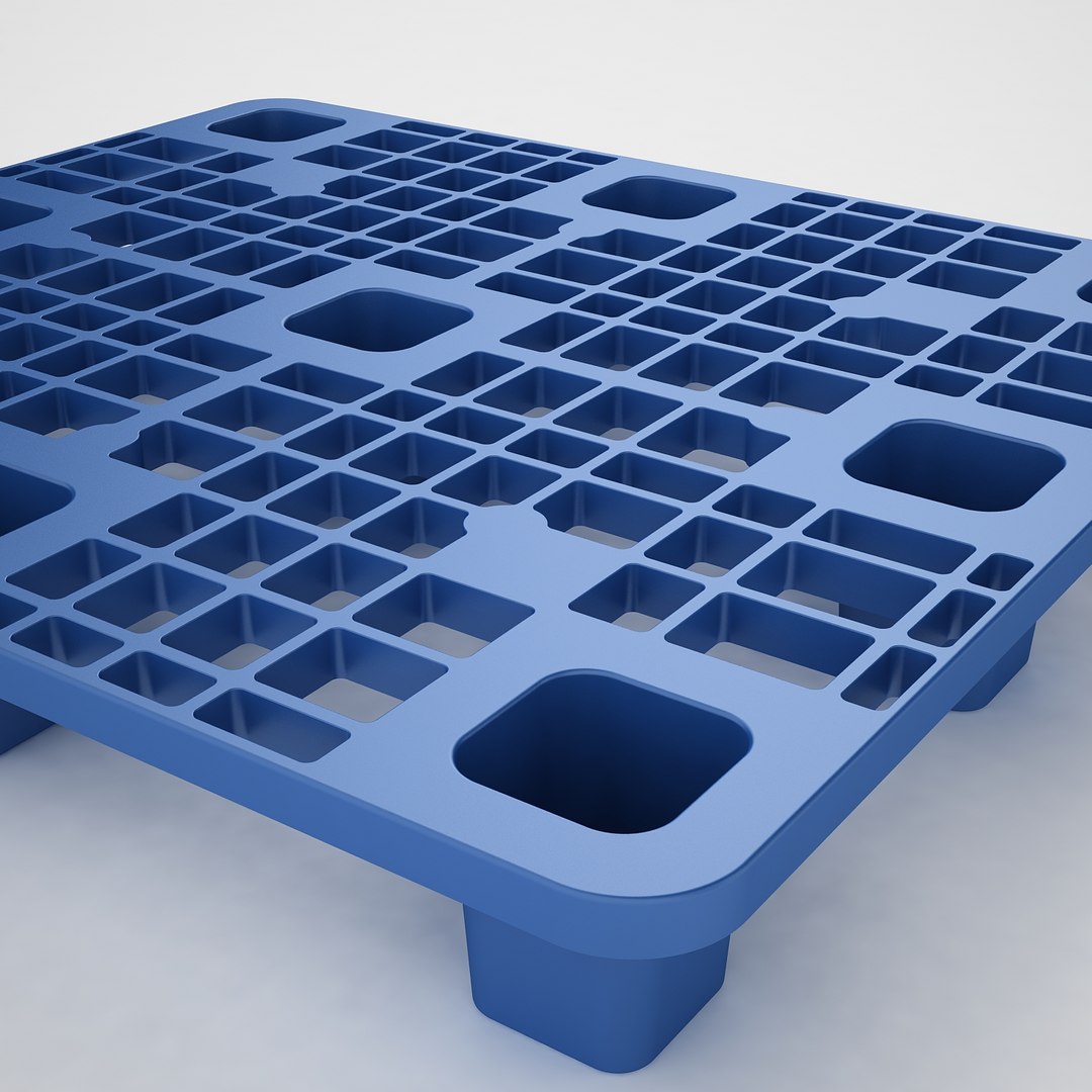 plastic pallet 3d model