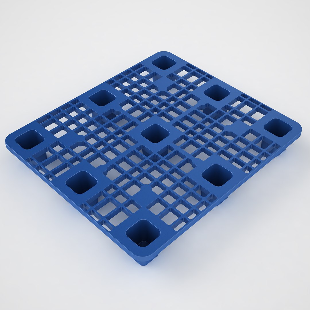 plastic pallet 3d model