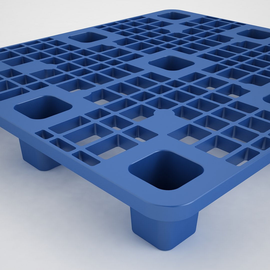 plastic pallet 3d model