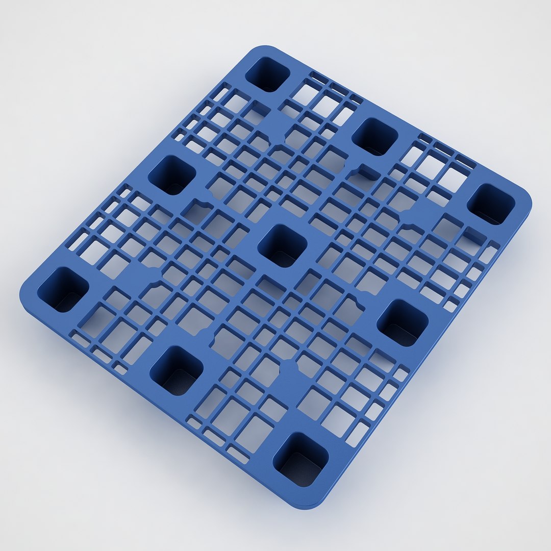 plastic pallet 3d model