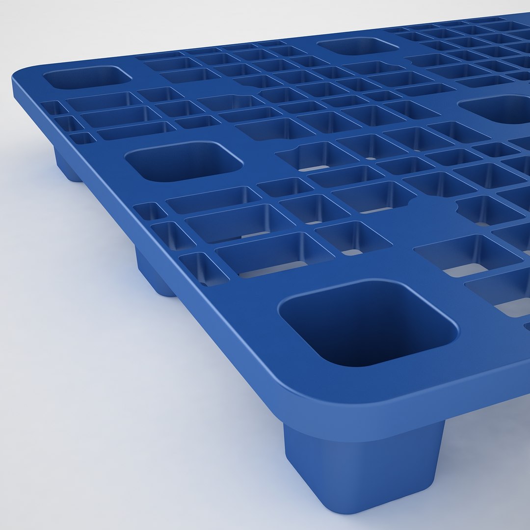 plastic pallet 3d model