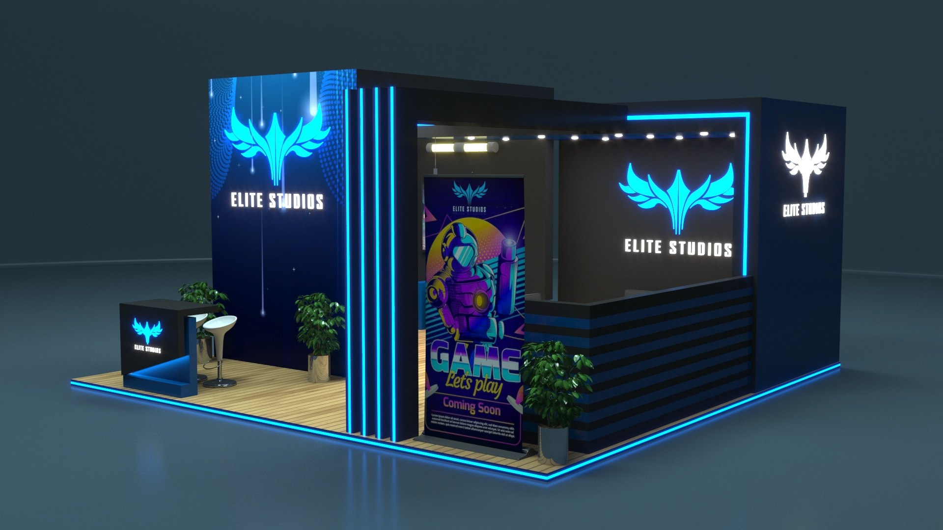 Exhibition Stall 3d Model 3D Model - TurboSquid 2143093