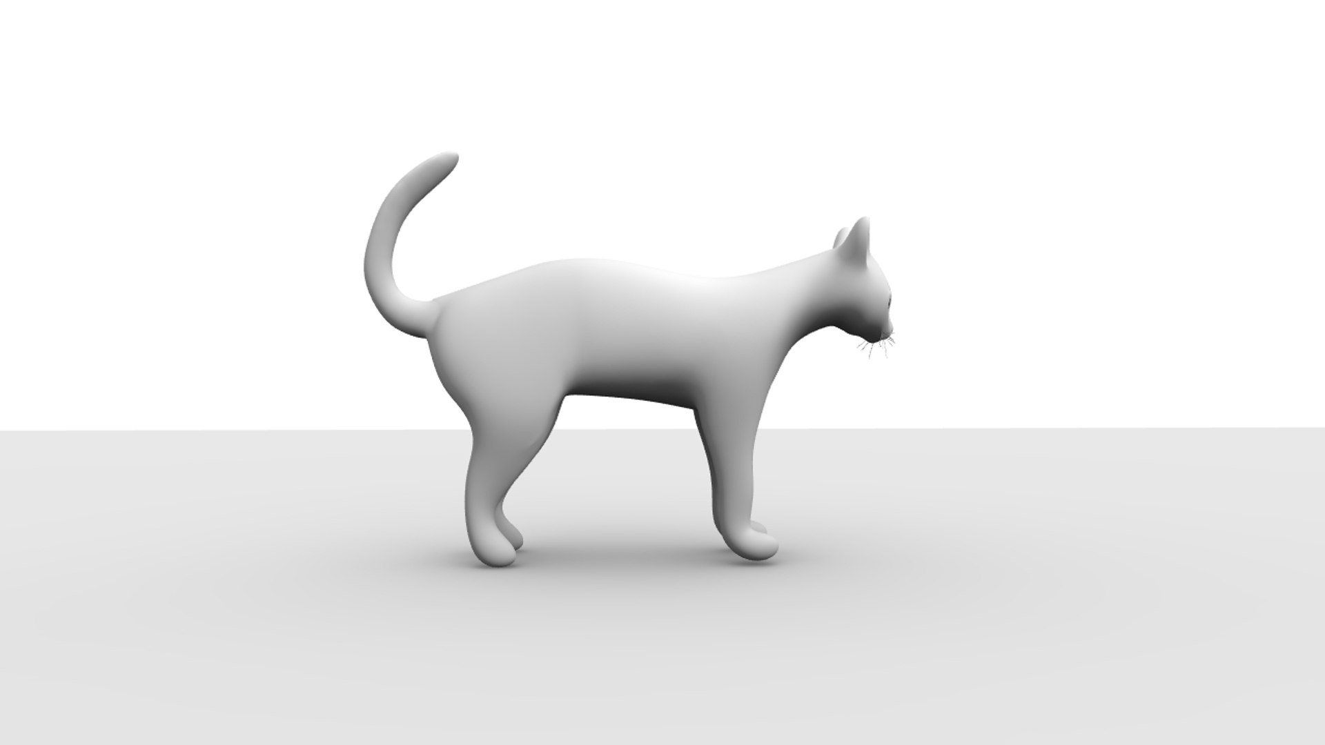 3dsmax Domestic Cat