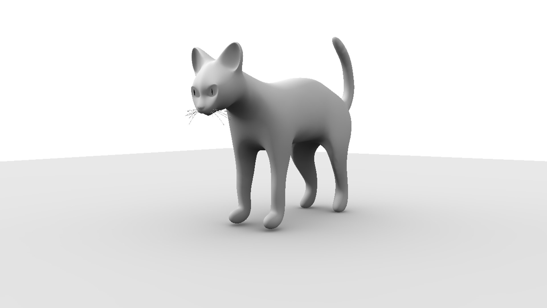 3dsmax Domestic Cat