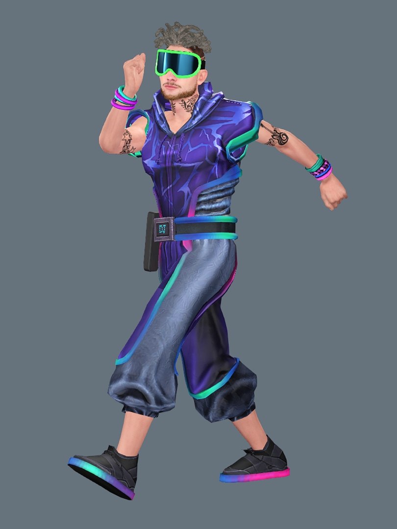 3D Realistic Rigged DJ Dancer Man Character 3D Model Model - TurboSquid ...