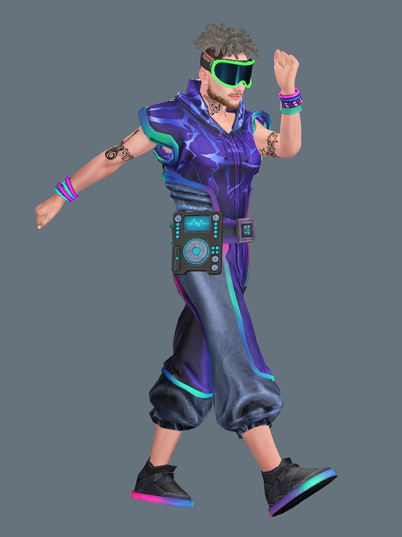 3D Realistic Rigged DJ Dancer Man Character 3D Model Model - TurboSquid ...
