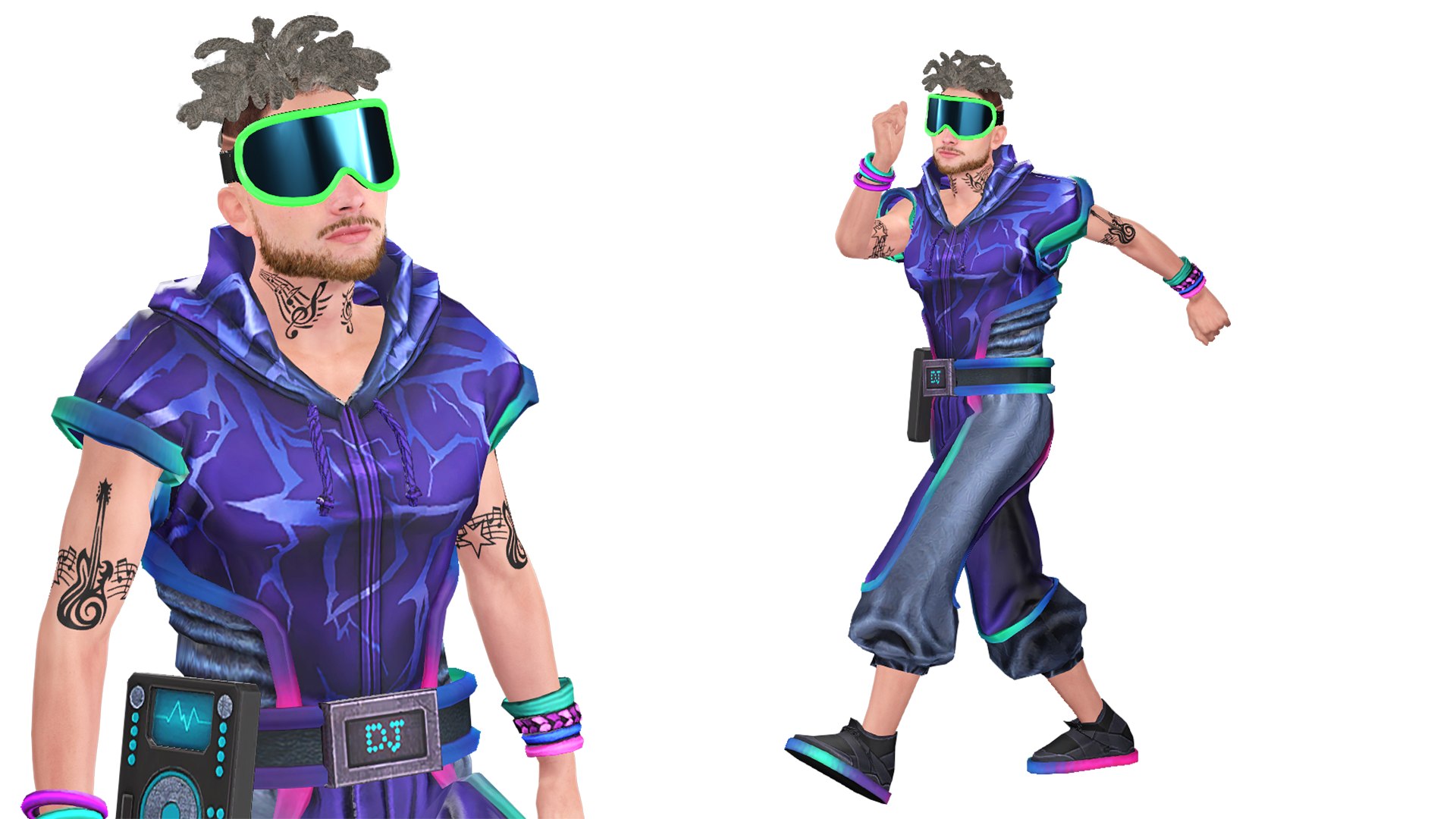 3D Realistic Rigged DJ Dancer Man Character 3D Model Model - TurboSquid ...