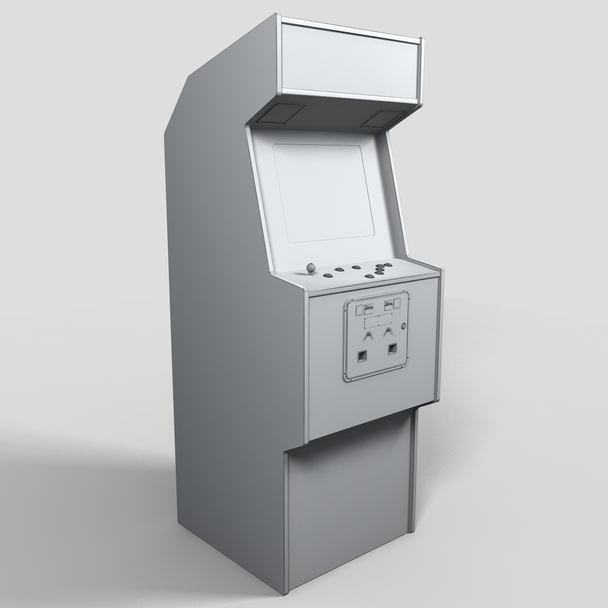 3d defender arcade model