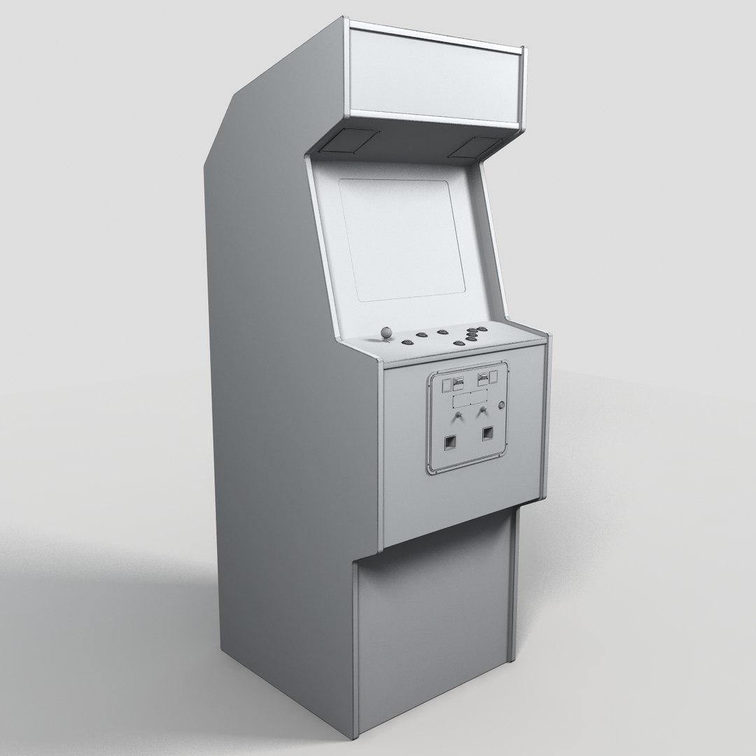 3d Defender Arcade Model