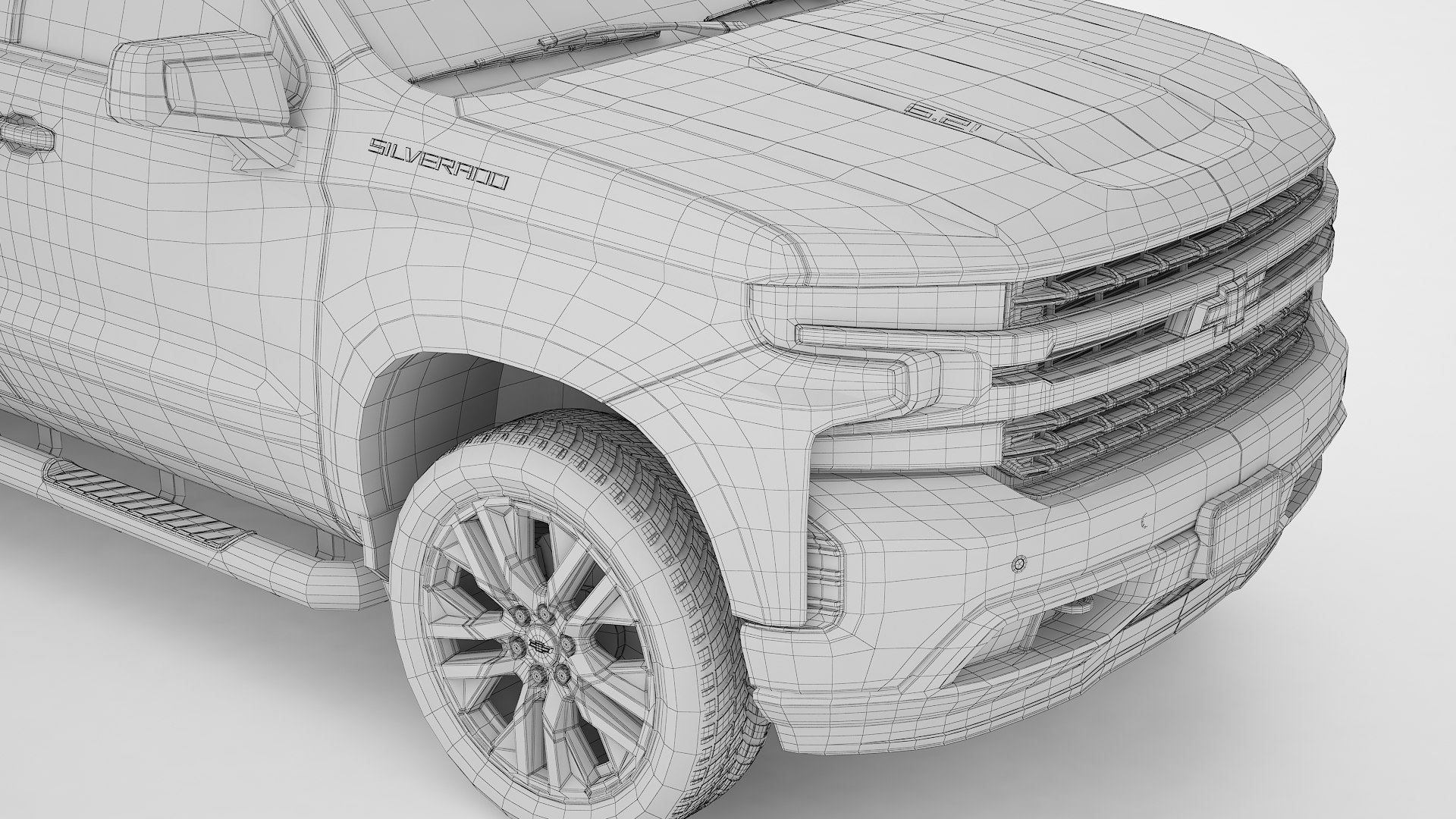 3D Chevrolet Silverado 1500 RST 2021 02 - TurboSquid 2281651
