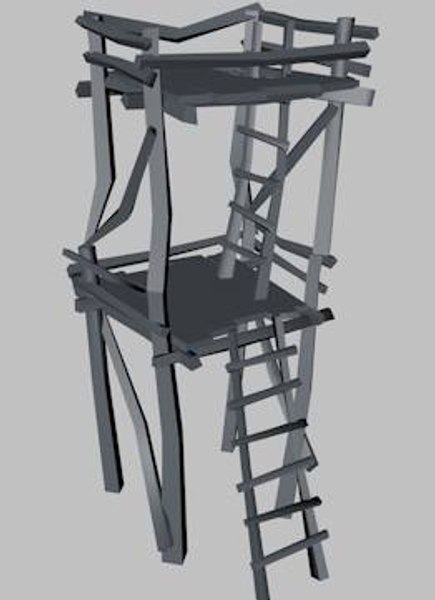 modelo 3d Atalaya de poli baja 3 - TurboSquid 916124