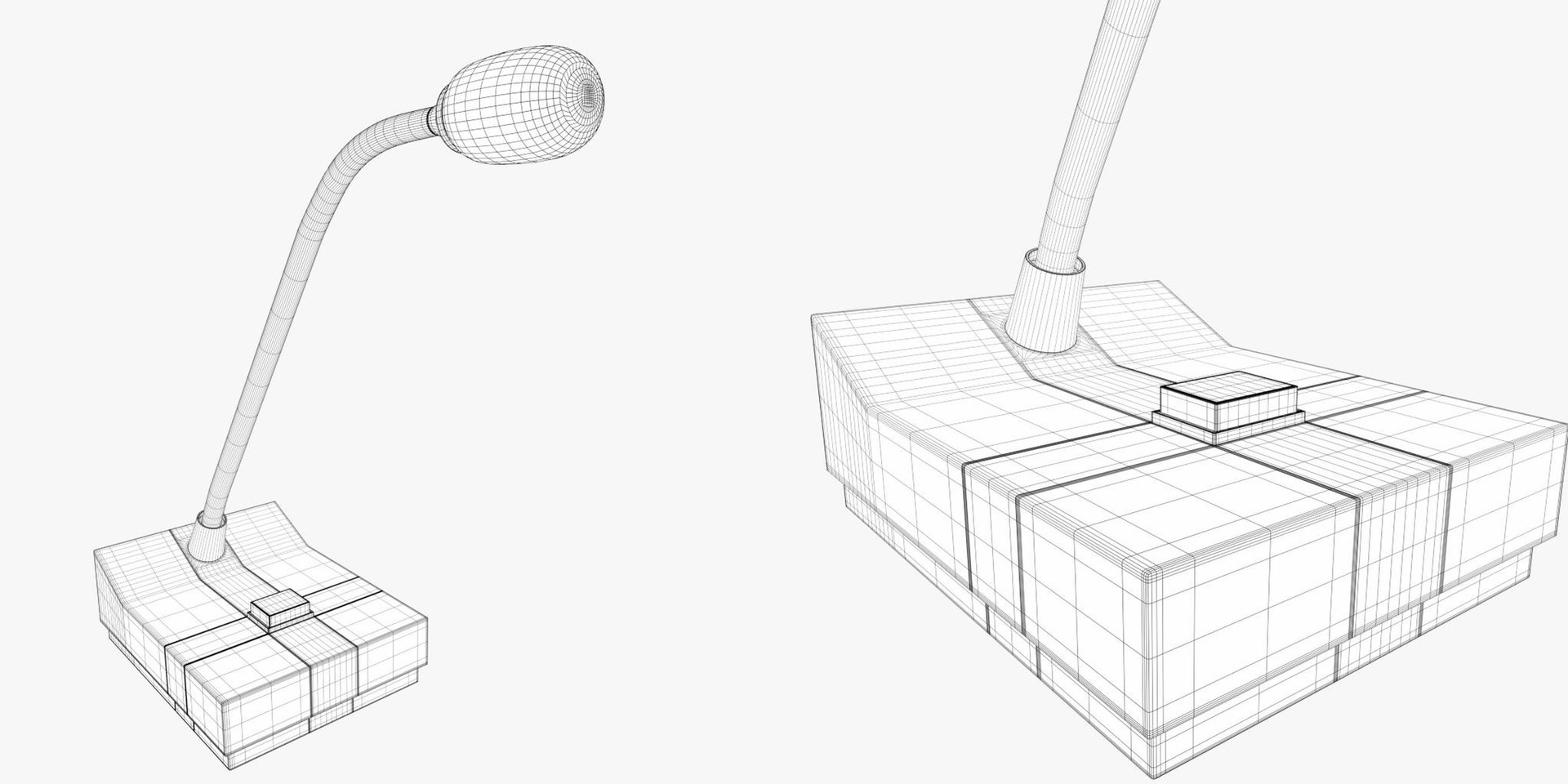 Intercom microphone 3D model - TurboSquid 1557180