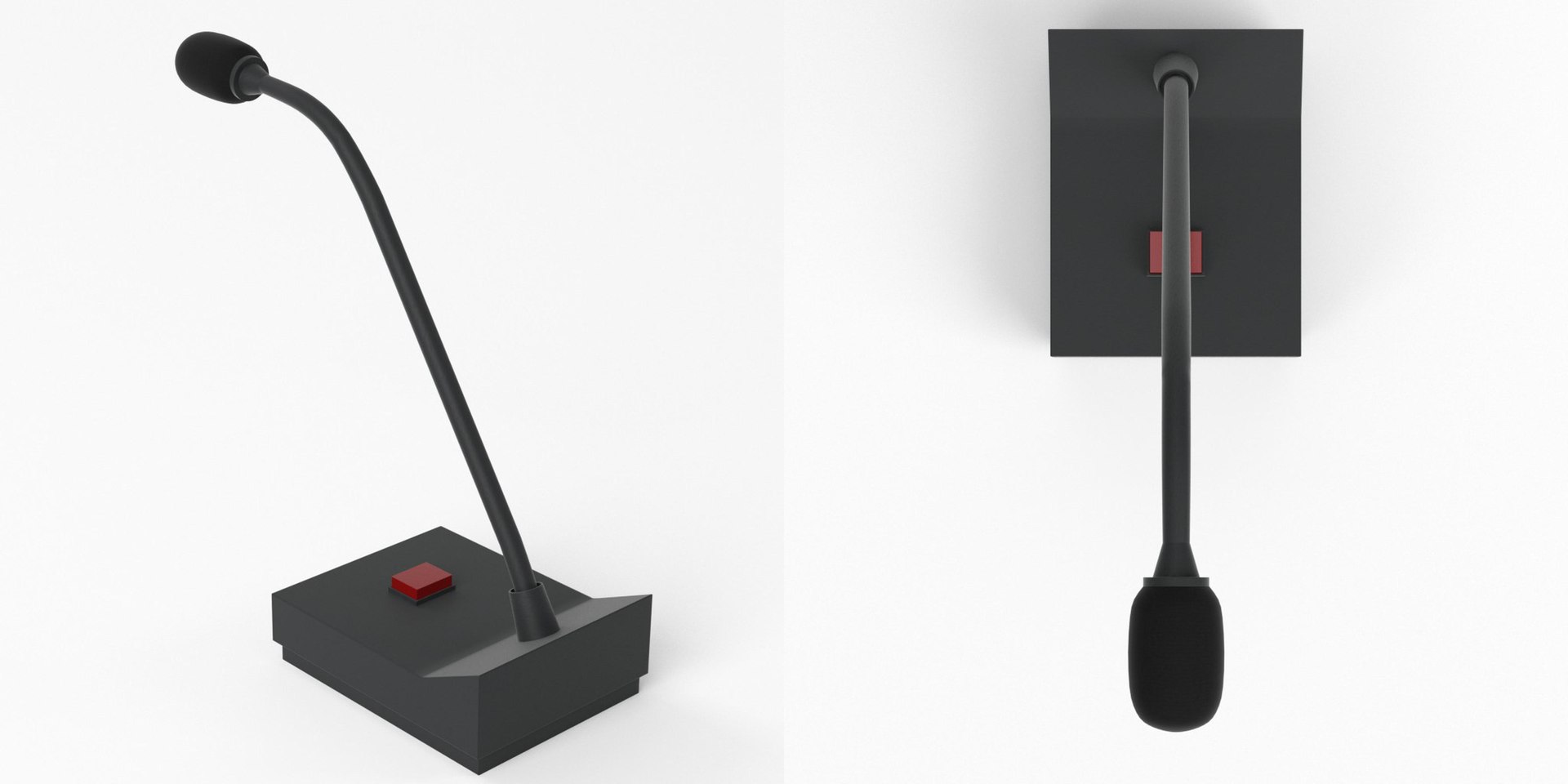 Intercom microphone 3D model - TurboSquid 1557180