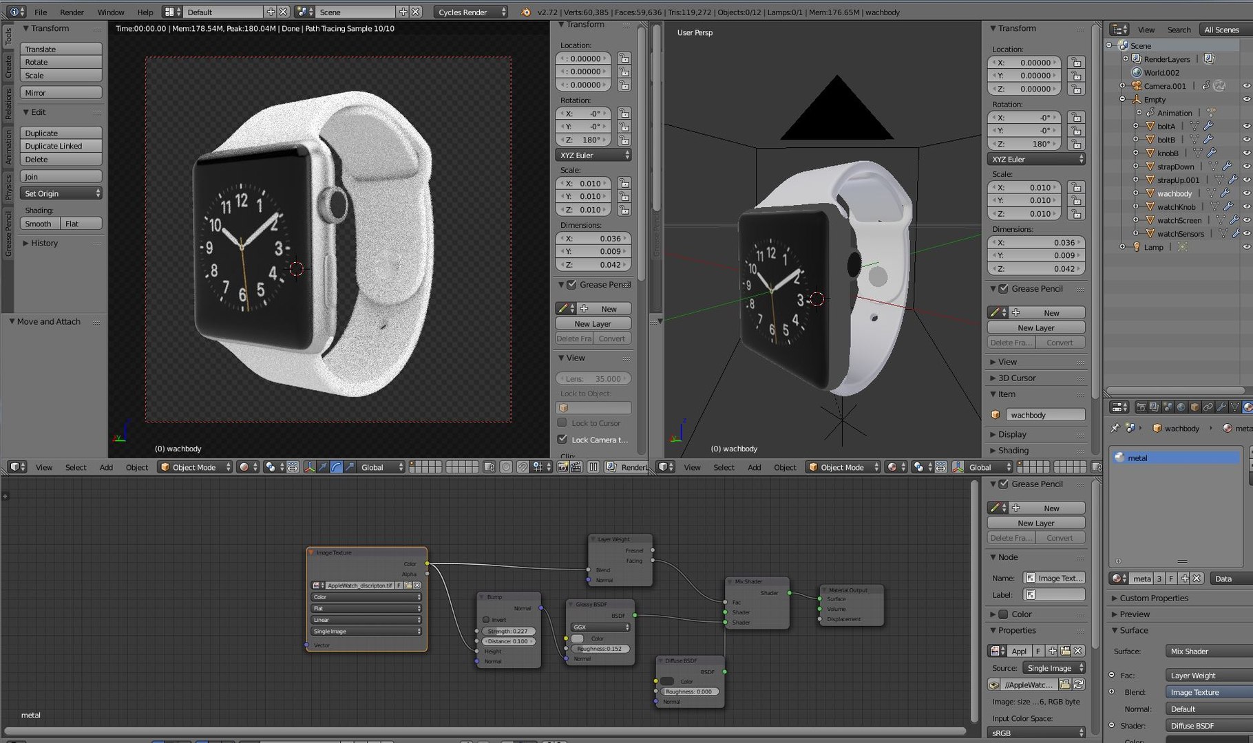 Apple Watch 3d Obj
