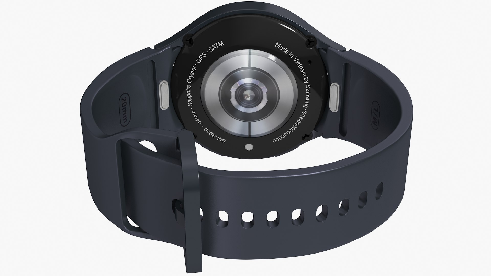 3D model Samsung Galaxy Watch 6 44mm Graphite - TurboSquid 2105479