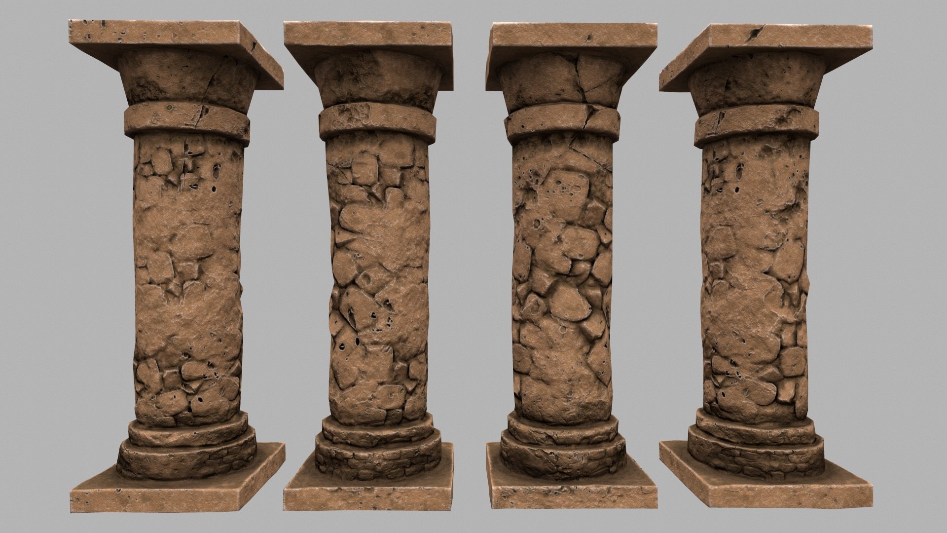 3d Model Pillar 2