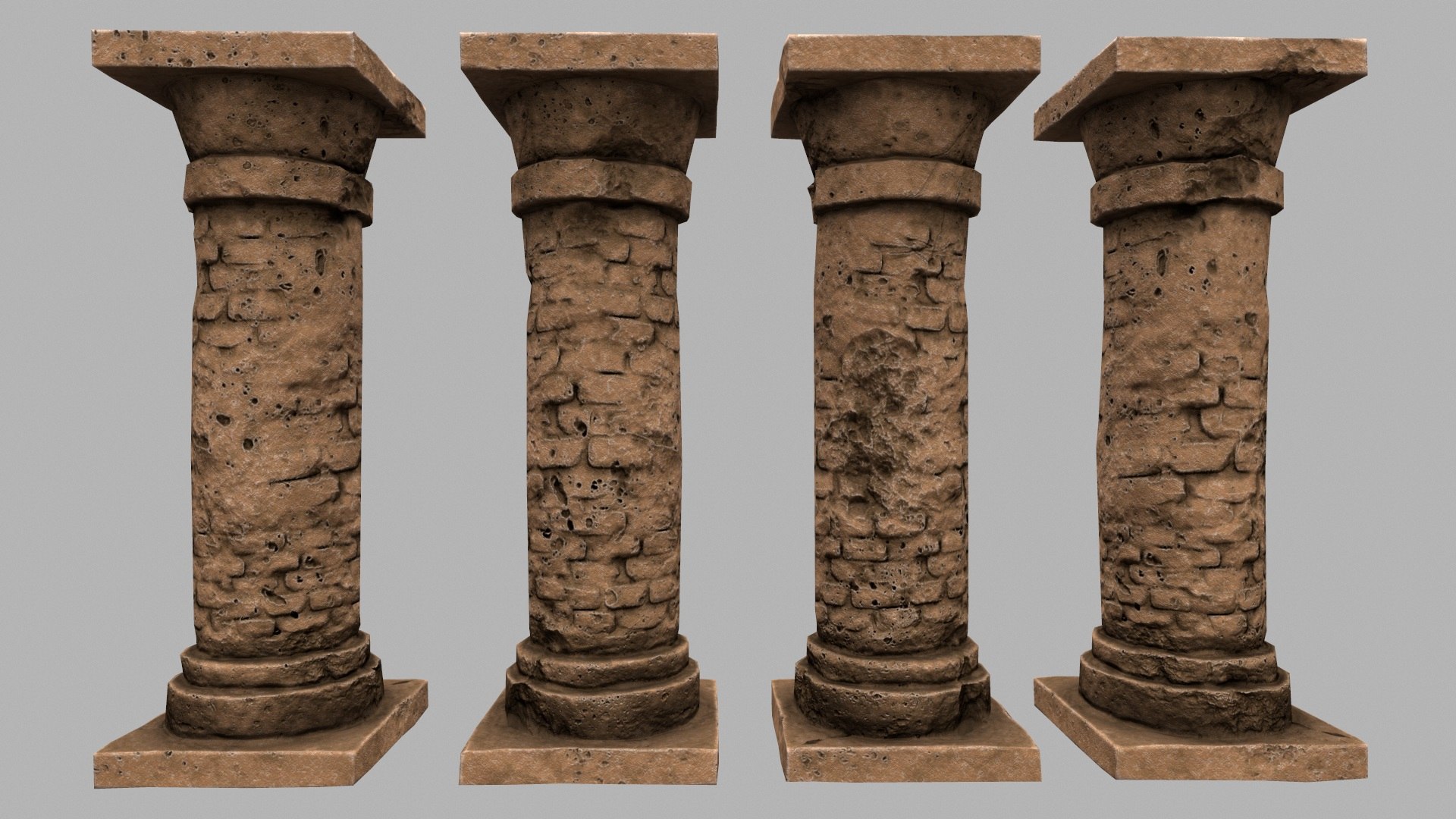 3d Model Pillar 2