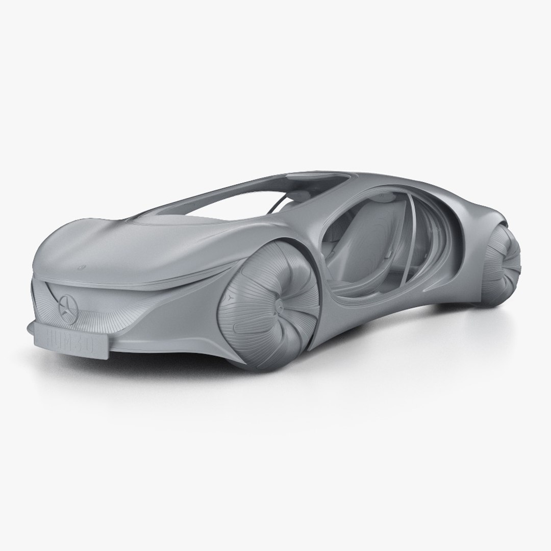 3D Mercedes-Benz Vision AVTR With HQ Interior 2020 Model - TurboSquid ...