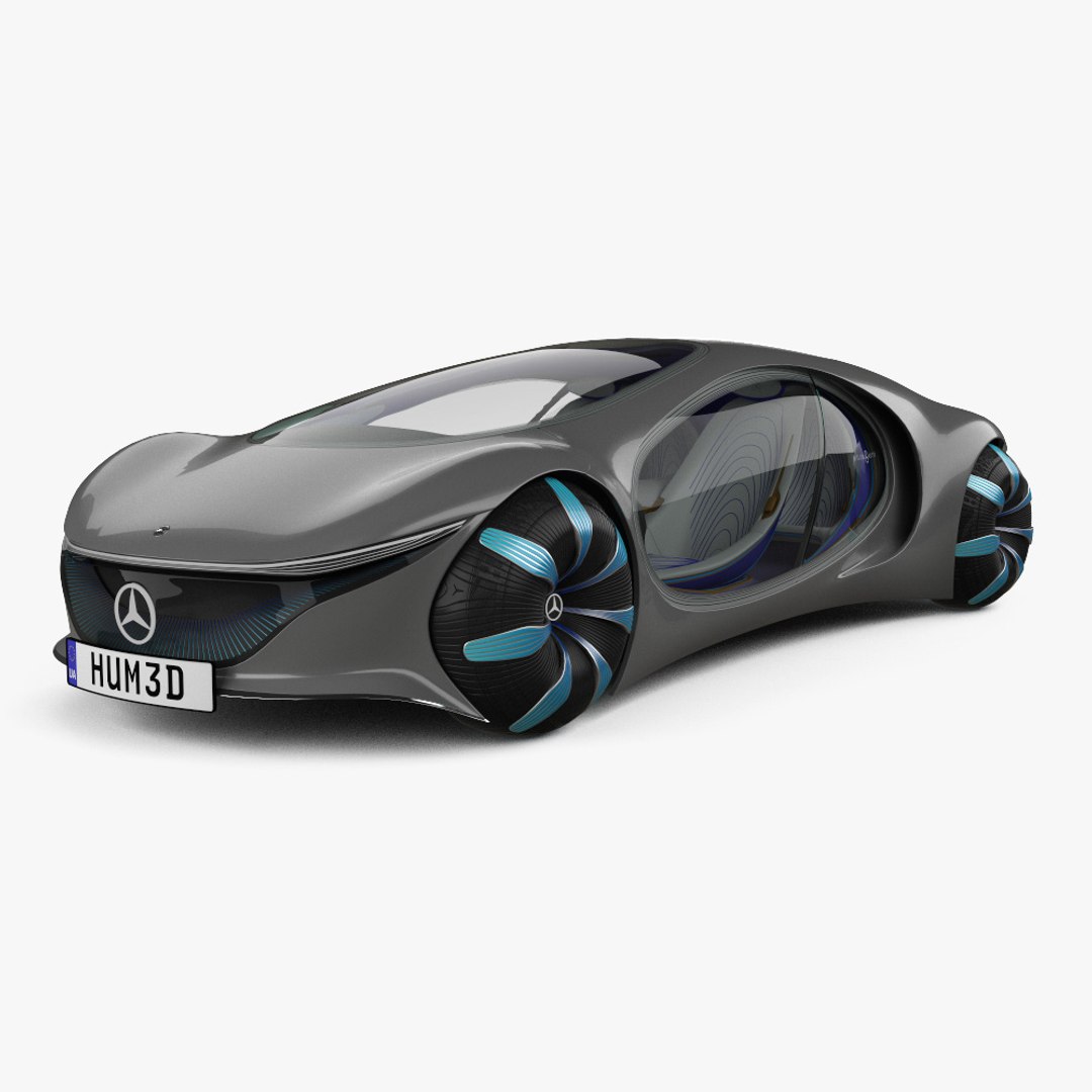3D Mercedes-Benz Vision AVTR with HQ interior 2020 model - TurboSquid ...