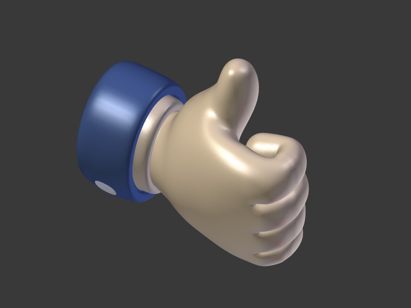 Cartoon Hand Model - TurboSquid 1291667
