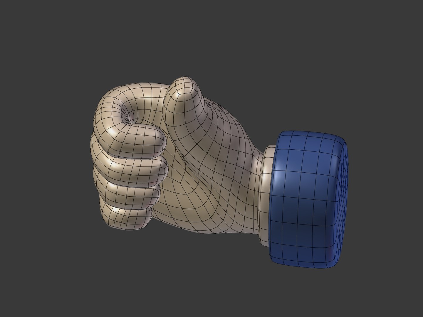 Cartoon Hand Model - TurboSquid 1291667