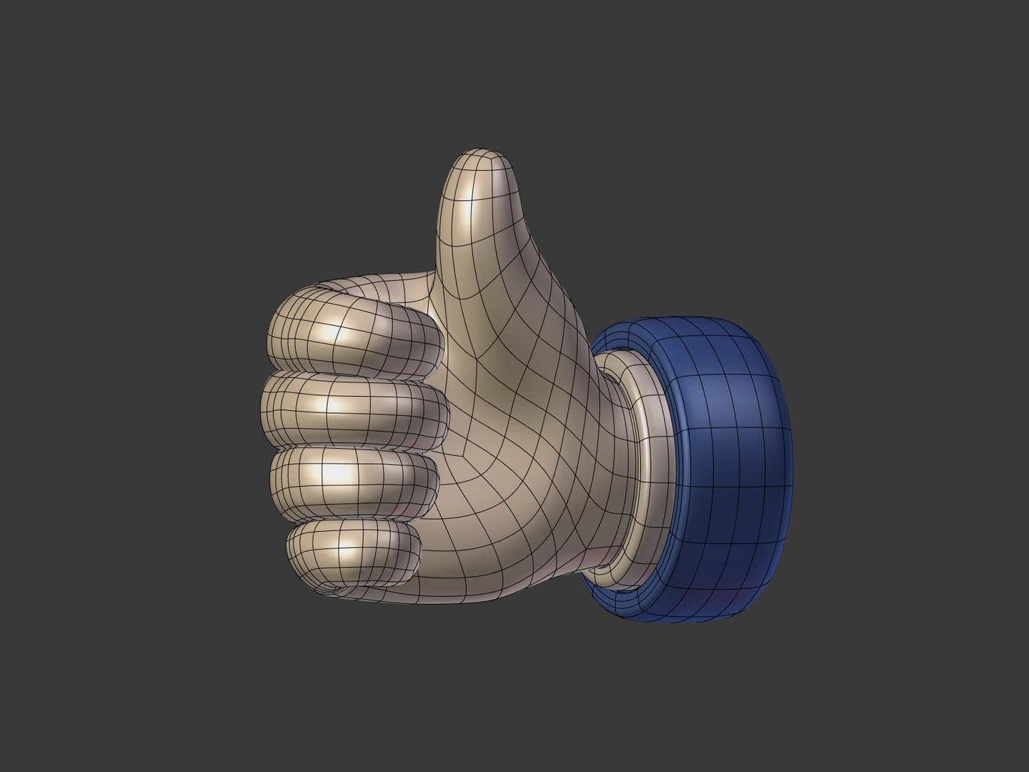 Cartoon Hand Model - TurboSquid 1291667