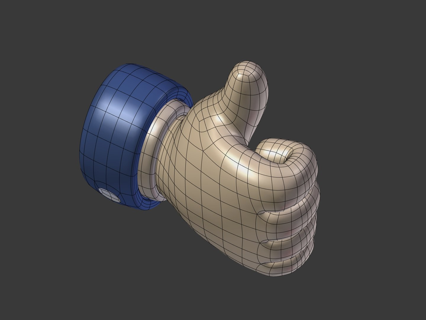 Cartoon Hand Model - TurboSquid 1291667