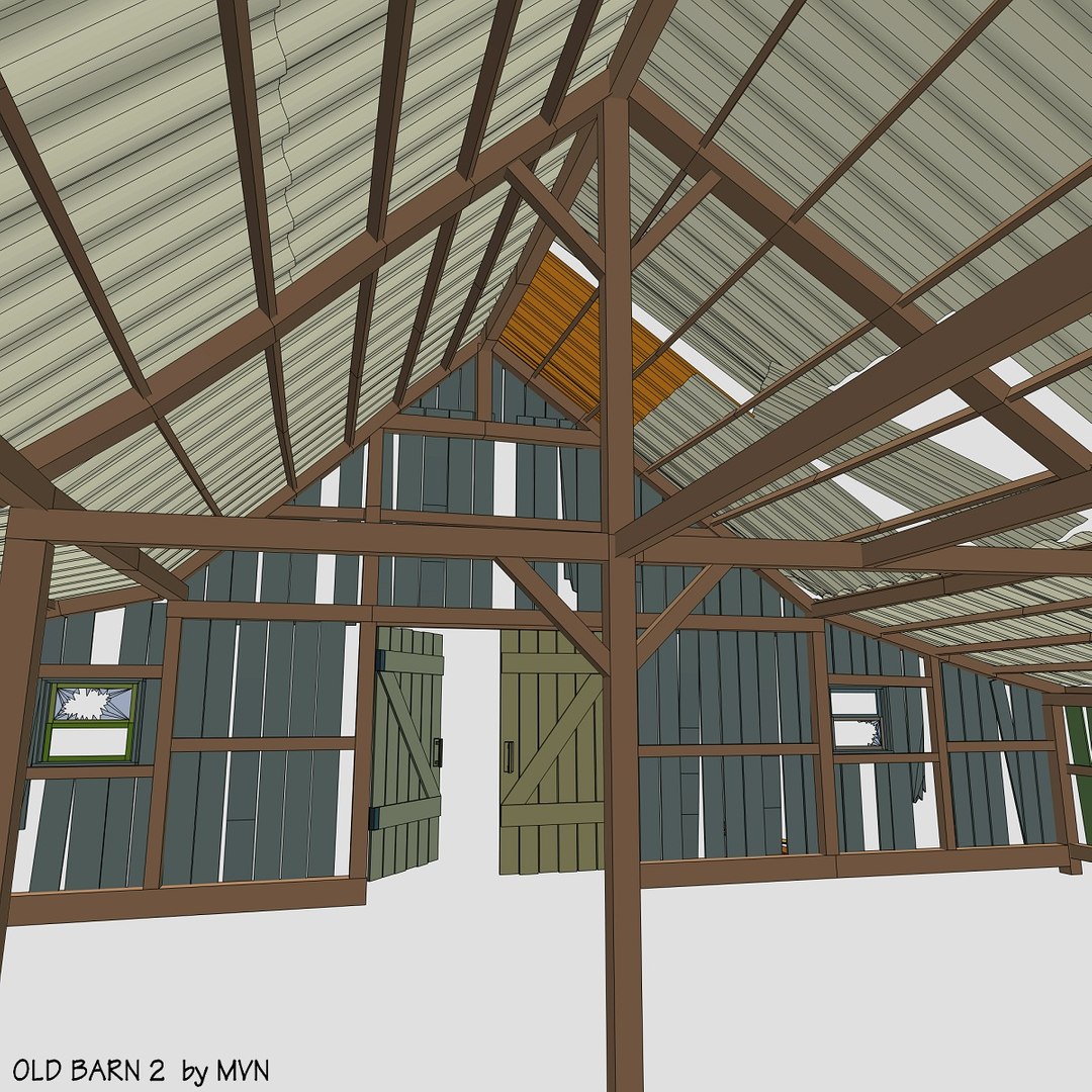 Old Barn 3d Model