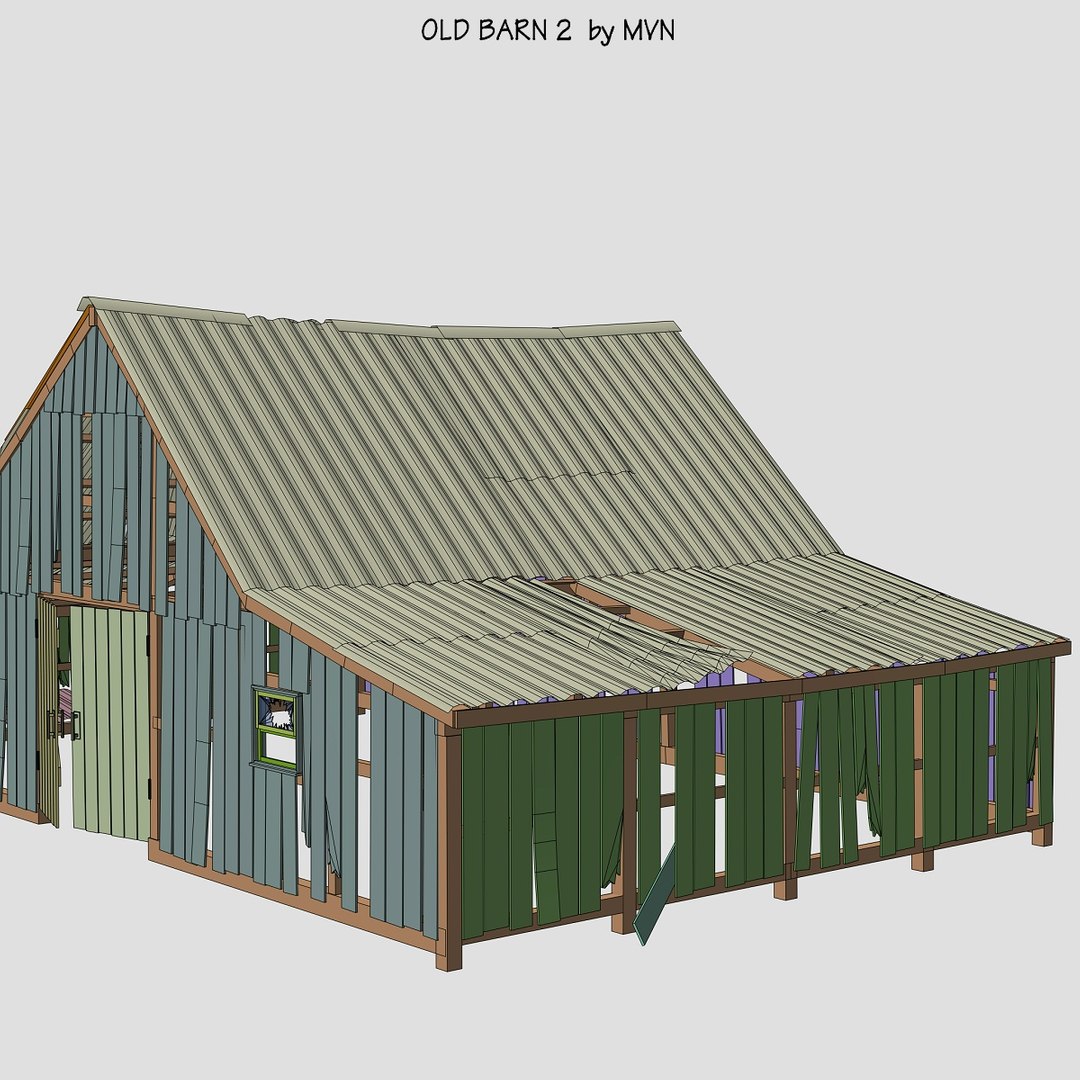 Old Barn 3d Model
