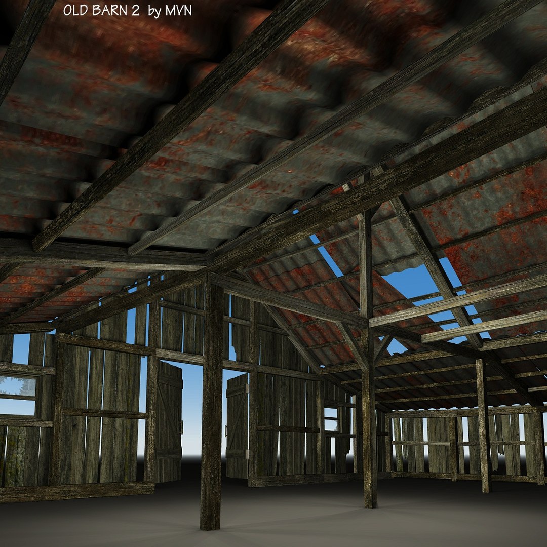 Old Barn 3d Model