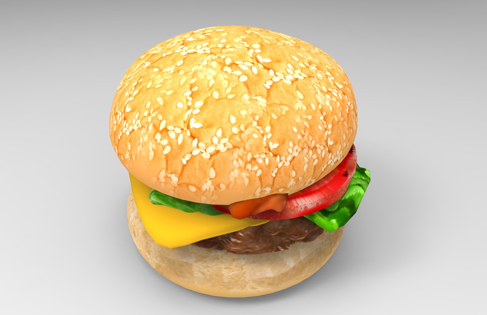 3d Model Burger
