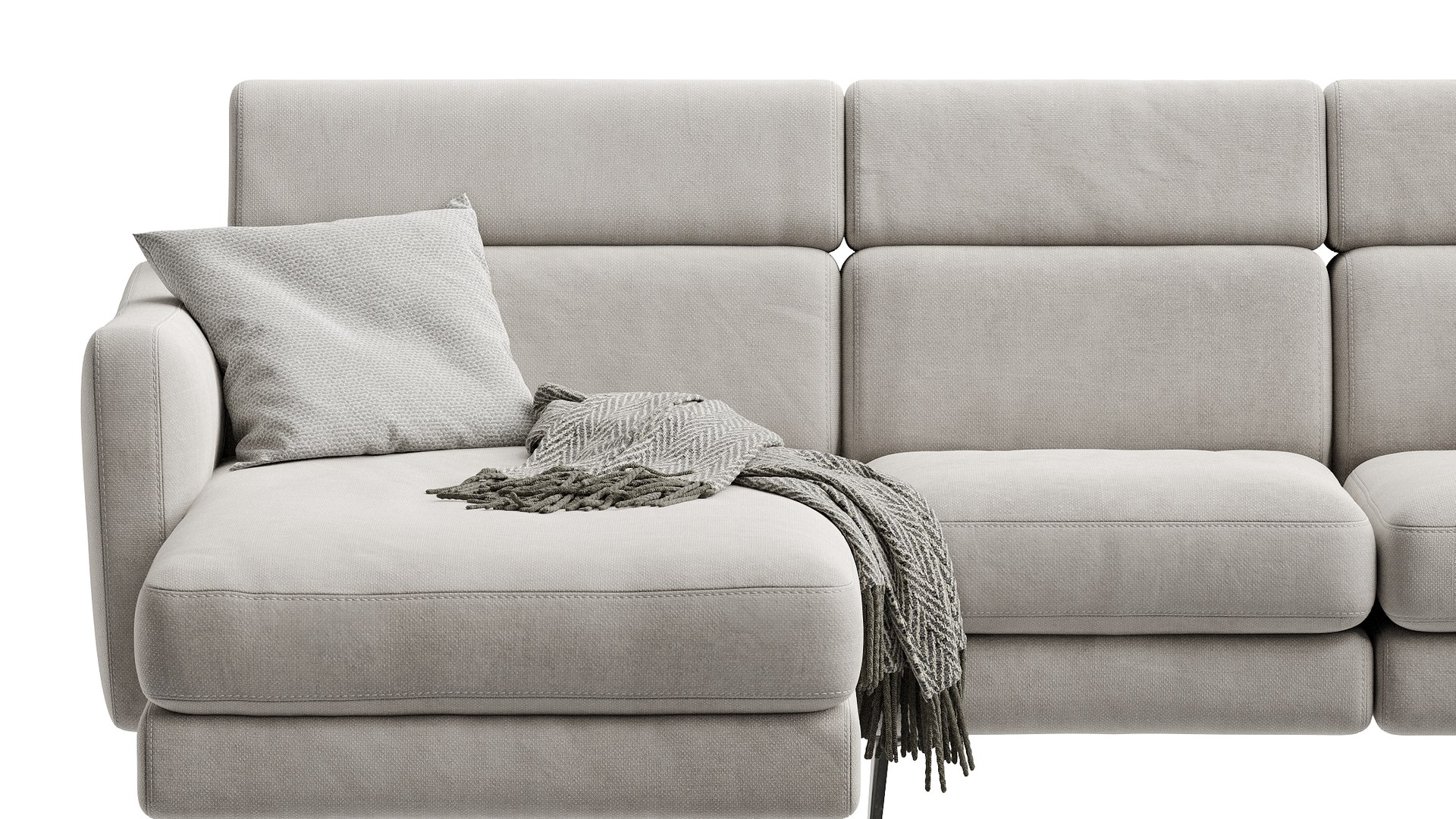 Natuzzi Greg C200 Corner Sofa 3D Model - TurboSquid 2239300