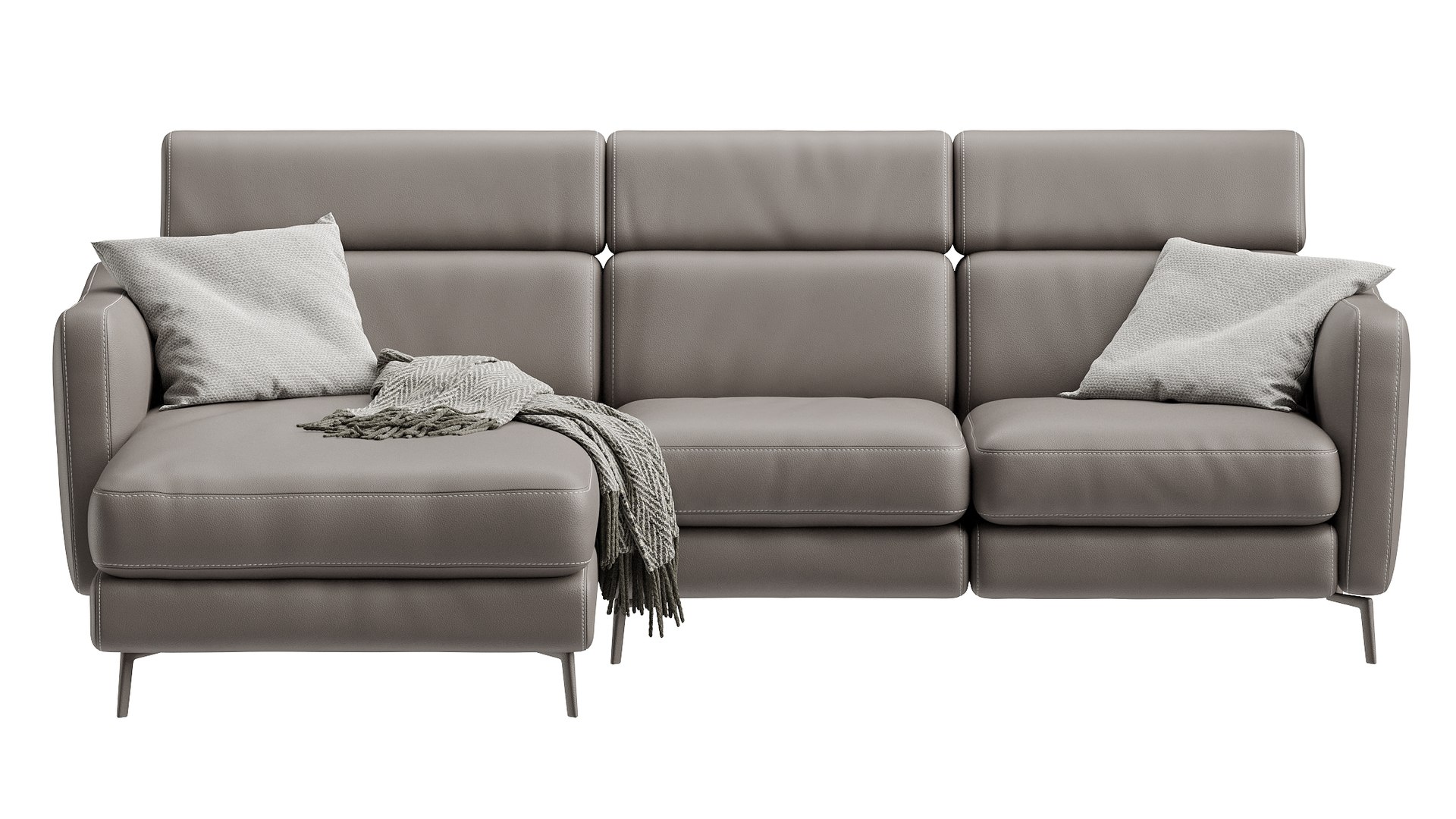 Natuzzi Greg C200 Corner Sofa 3D Model - TurboSquid 2239300