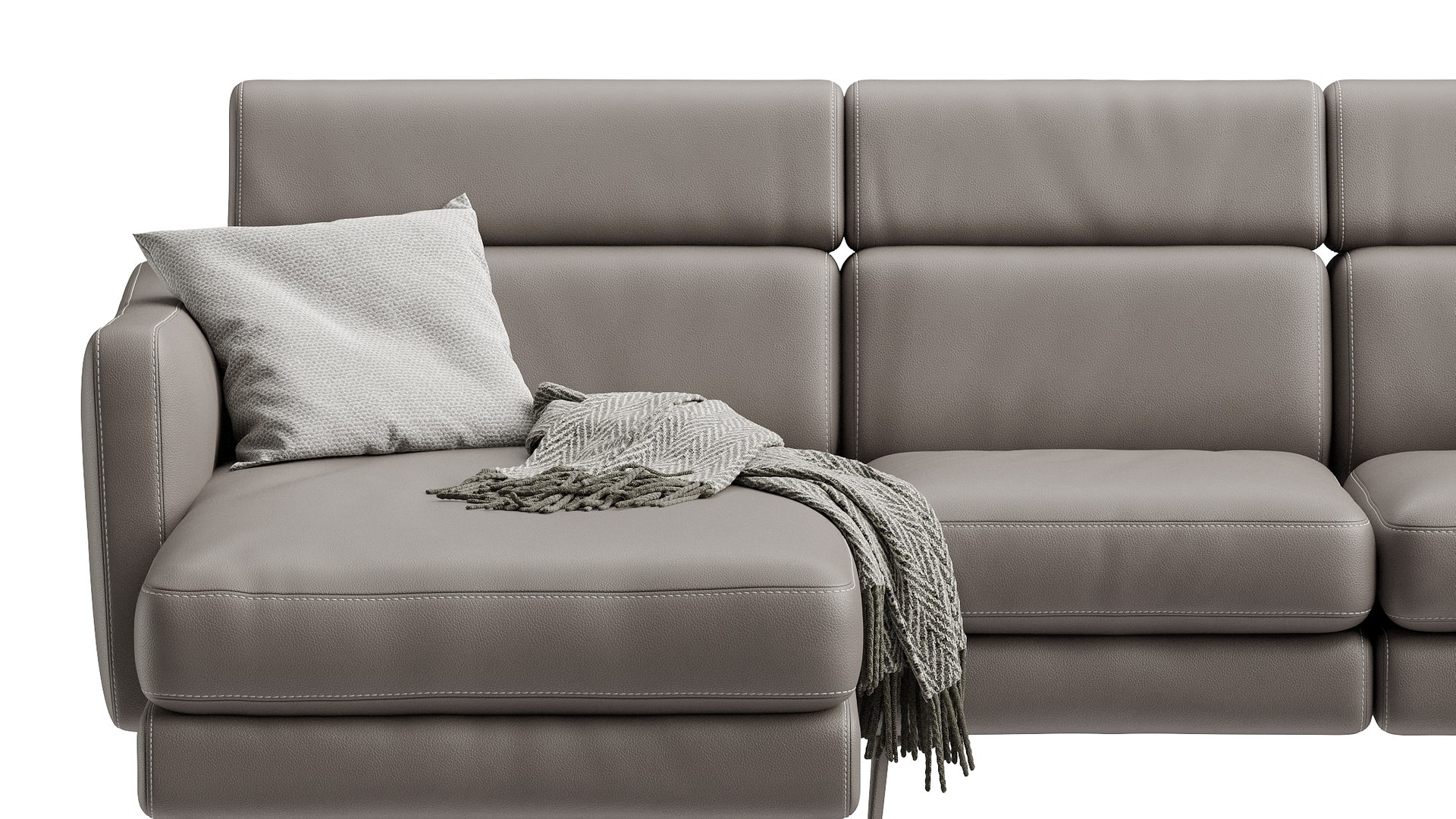 Natuzzi Greg C200 Corner Sofa 3D Model - TurboSquid 2239300