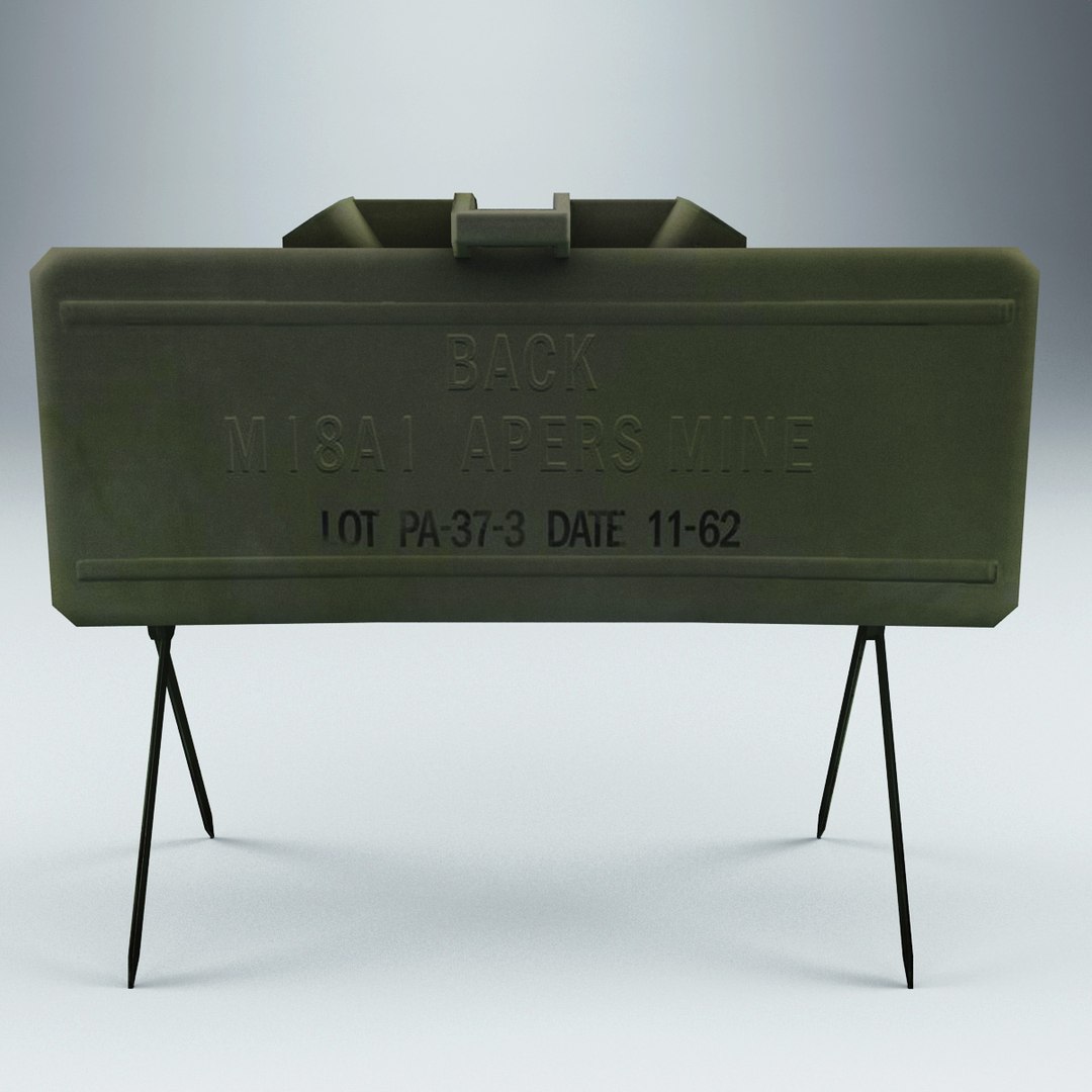 3ds Max M18 Claymore Anti-personnel